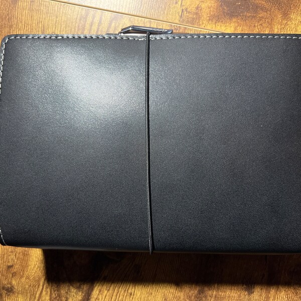 All Black Planner Cover. Mini Happy Planner Cover. Traveler’s Notebook ...