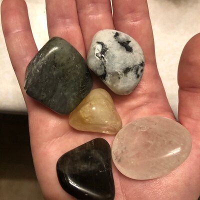 Full Moon Crystal Set Full Moon Stone Kit Full Moon Bag - Etsy