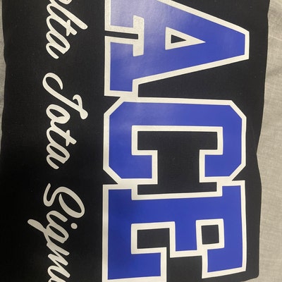 Greek Line Number Club Shirtace, Deuce, Tre, Quad, Tail Crimson & Cream ...