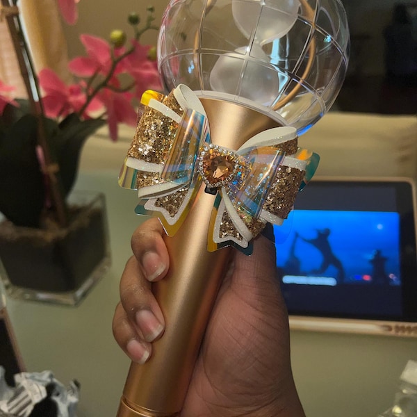ATEEZ LIGHTINY Light Stick Leather Bow Kpop Accessory V2 Edition - Etsy