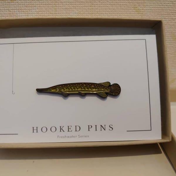 Snook - Fish Pin With Gift Box - Etsy