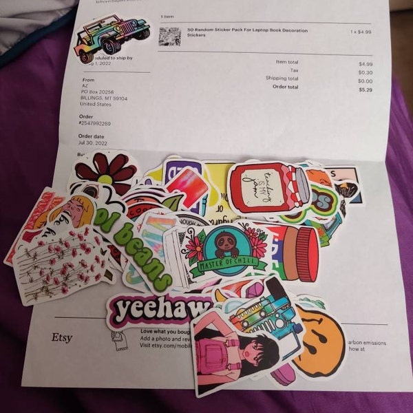50 Random Sticker Pack for Laptop Book Decoration Stickers - Etsy