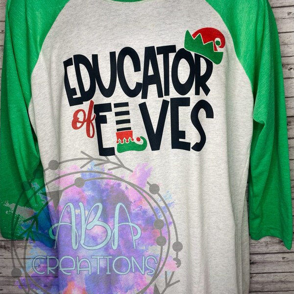 Educator of Elves Svg, Christmas Teacher Svg, Teacher Christmas Svg ...