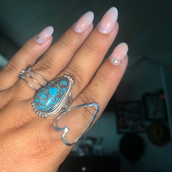 LOVE Ring, Silver or Gold Filled Wire Ring, Fixed Size Wire Love Ring ...