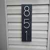 Horizontal House Number Sign, House Number Plaque, Address Plaque ...