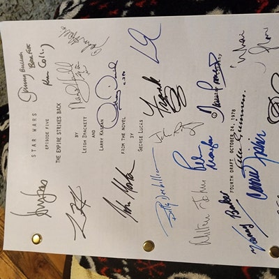 Friends the Last One Final Episode Script Signed TV Autographed ...