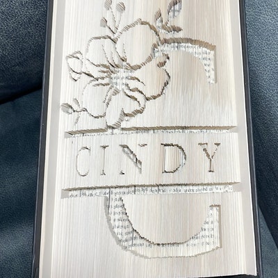 Flower Split Monogram Alphabet SVG Split Monogram Frame ...