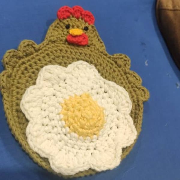 CROCHET PATTERN BUNDLE - Farmhouse Chicken Potholder Crochet Pattern ...