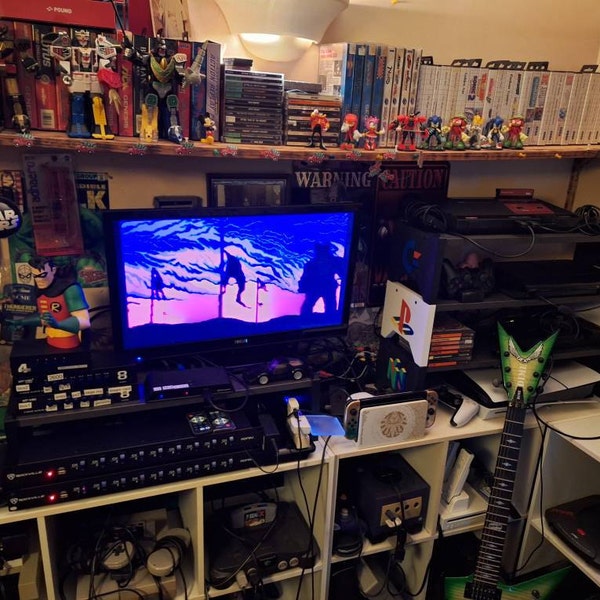 Retro Computer Monitor Stand /display Shelf With Logo. Commodore, Atari ...