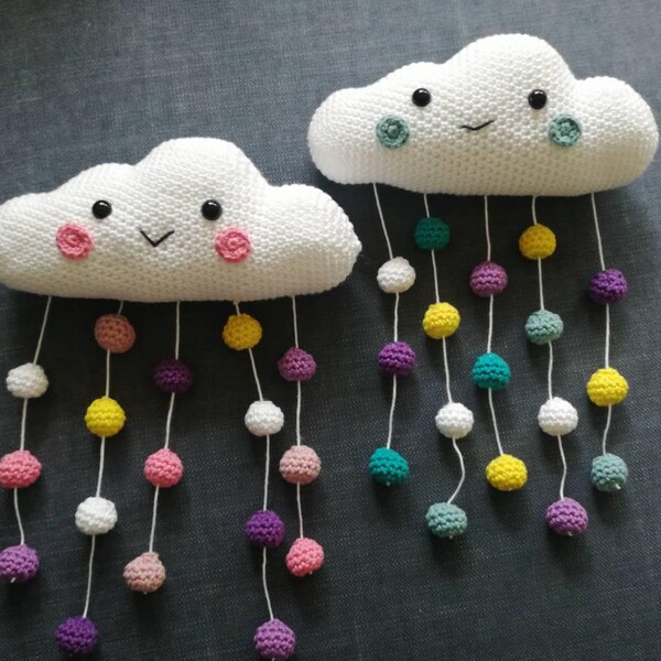 Cloud Mobile PDF Pattern, Crochet, Amigurumi - Etsy