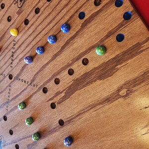 Family Game Night Wahoo Game Board, 8 Player Wahoo, Octagon Aggravation ...