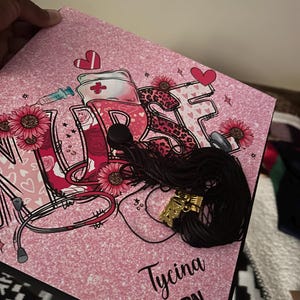 Scrub Top, RN Uniform Graduation Cap, Nursing Grad Cap Topper ...