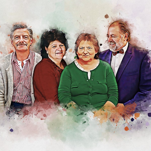 Remember Loved One Portrait, Lost Loved One Custom Portrait Gift ...