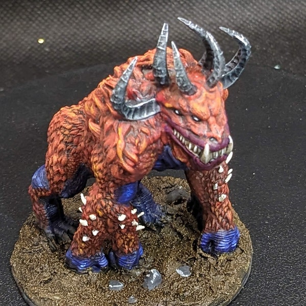 Cave Devil Miniature - Large Fiend - Rocket Pig Games - D&D 5e ...