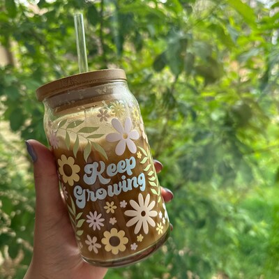 Cute Panda Cup, Panda Glass Can, Kawaii Panda Iced Coffee Cup - Etsy