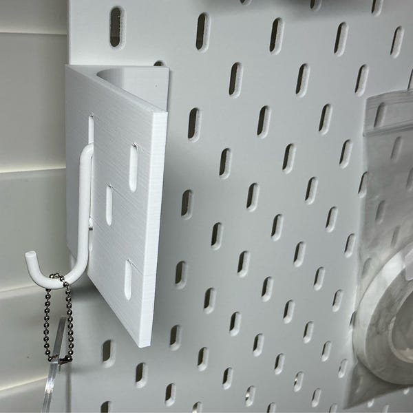 IKEA Skadis Ruler and Pen Holder - Uppsel Ruler Stand - Pegboard Hook ...