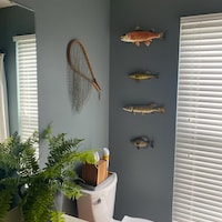 Halibut Fish Blank, 16-20 Inches 3D Wall Mounted Fish Blank, One Side ...