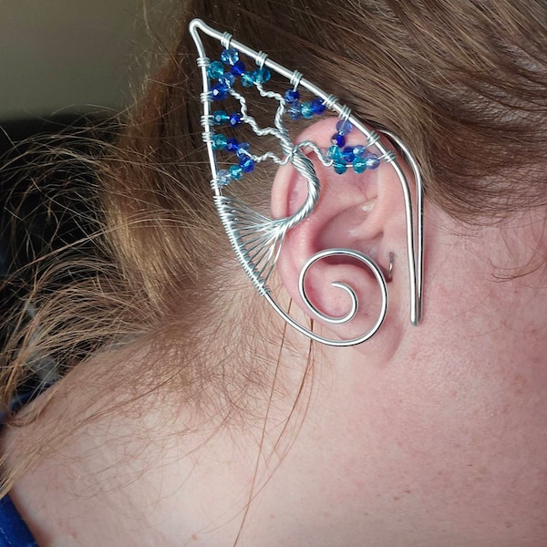 Elf Fairy Pixie Ear Cuffs - Hypoallergenic Aluminum Adjustable ...