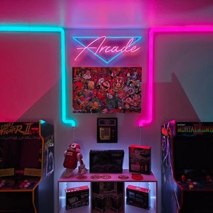 Retro Arcade Neon Sign Customize Your Arcade / Mancave LED Sign - Etsy