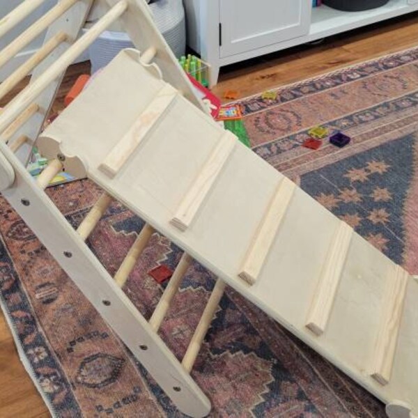 Montessori Climbing Gym Pikler Triangle Set Option of 3, Montessori ...