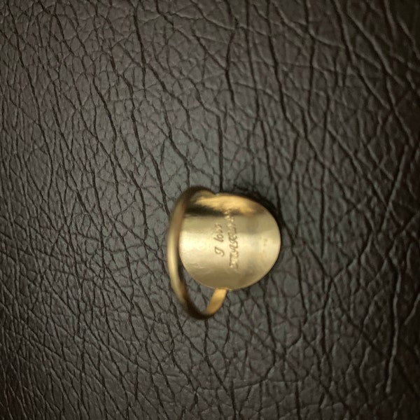 St. Christopher Ring, 14K Gold Filled Religious Medallion Ring, Gold ...