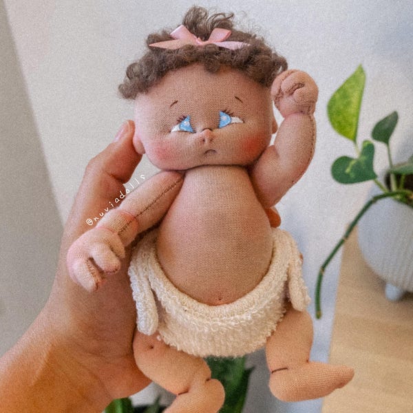 PDF Pattern- How to Make a Mini Bebe Baby Doll by Bebe Babies and ...