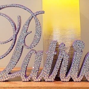 Swarovski Crystal cards Sign Wedding Signs - Etsy