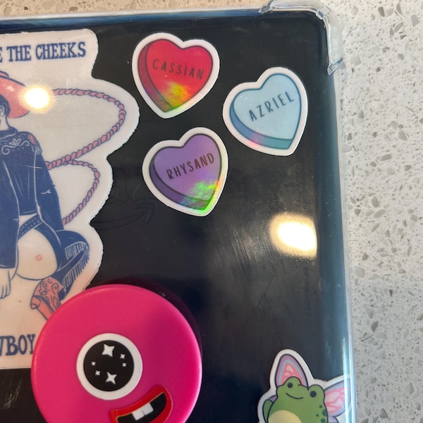 Book Boyfriend Conversation Heart Stickers - Etsy