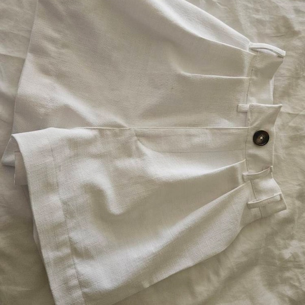 Wide Pleated Shorts (high Waisted) Digital PDF Sewing Pattern // US ...