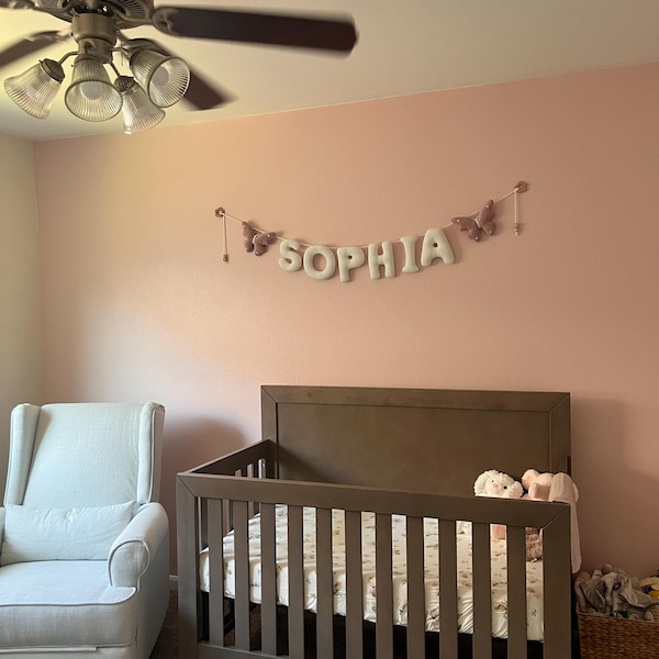 Cursive Name Velvet Pillow (zoe) , Educational Toy, Initial Cushion ...