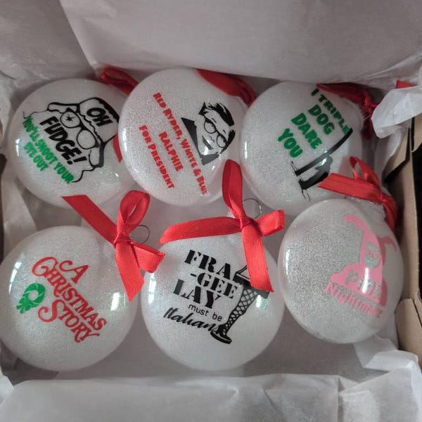 Christmas Story Ornament Set - Etsy
