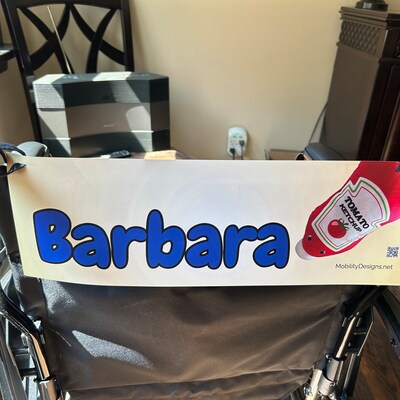 Personalized Rollator Name Plate, Walker Identification, Rollator ...