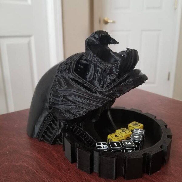 Xenomorph Alien Dice Tower (unpainted) - Etsy