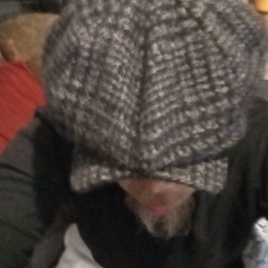 Personalized Winter 8 Panels Cap, Peaky Blinders Hat, Men Newsboy Cap ...