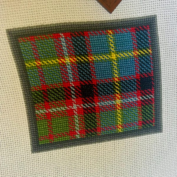 Tieryn Plaid Cross Stitch Pattern - Etsy