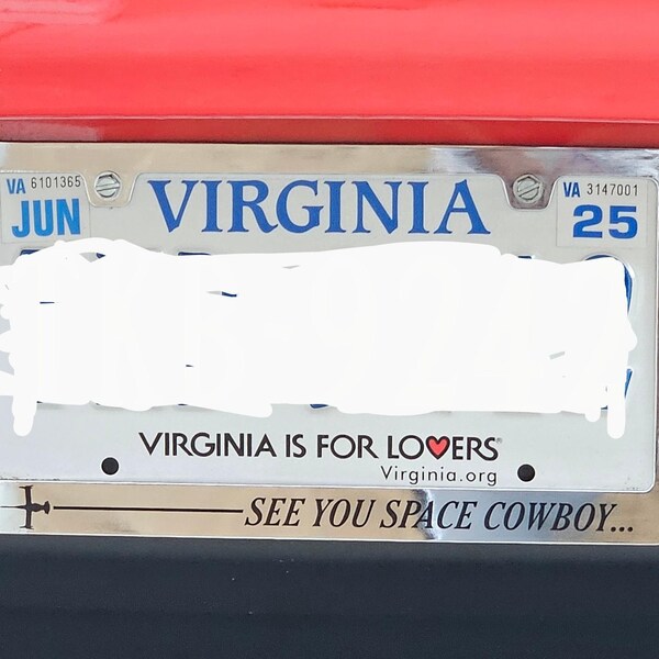 Swordfish See You Space Cowboy License Plate Frame - Etsy