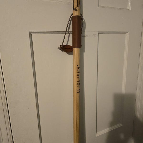 Standing Black Bear, Natural Earth Tones Poplar Wood Walking Stick ...