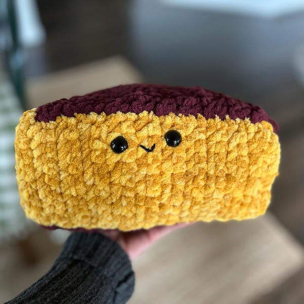 Gouda Cheese Plushie Crochet Pattern: Beginner Friendly Amigurumi (PDF ...