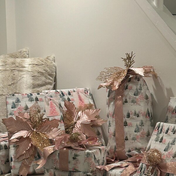 Girl Baby Shower Wrapping Paper, Pink Chinoiserie, Gift for Baby ...