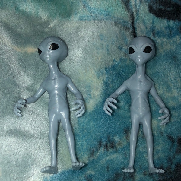 Grey Alien Figurine Ufo Extraterrestrial Area 51 From Outer Space - Etsy
