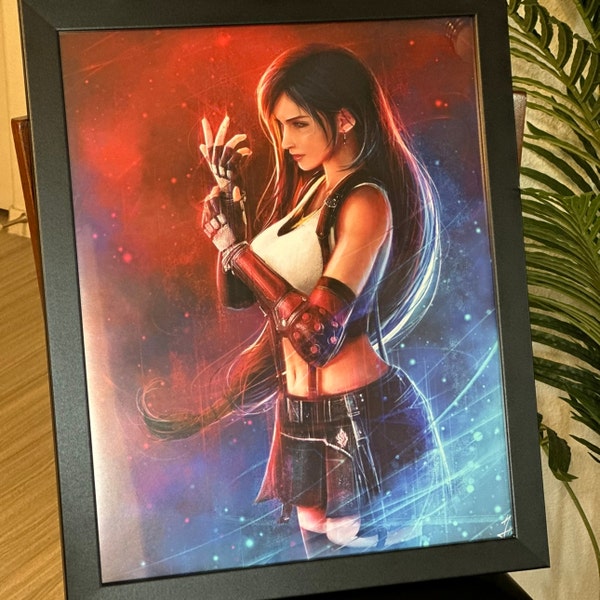 Tifa Final Fantasy VII Remake - Limited Edition Fine Art Print - Etsy