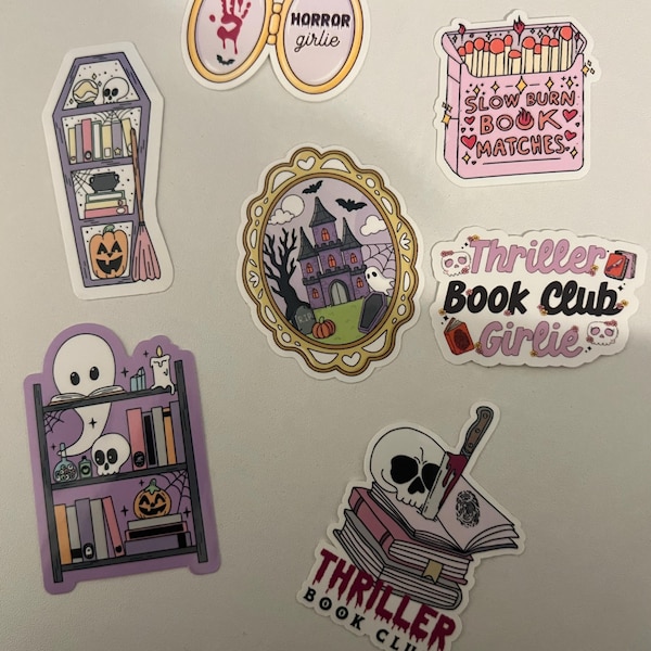 Book Tropes Lockets Waterproof Sticker: Bookish Gift for Kindle, Laptop ...
