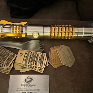 Gold Republic Credit Solid Metal Sabacc Gaming Tokens Star Wars Sabacc ...