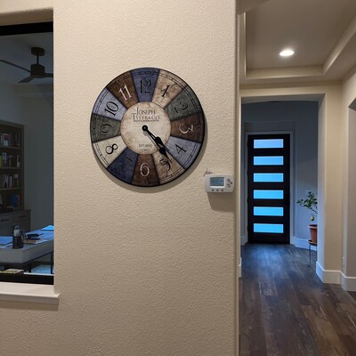 Heavy Metal Black Wall Clock 8 Sizes to Choose Made in USA - Etsy