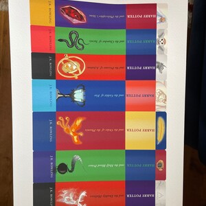 Classic Childrens Book Spines Nursery Wall Art Nursery - Etsy UK