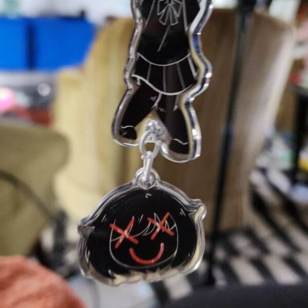 Omori Keychains HS Basil and Stranger Double-sided Acrylic Charms for ...
