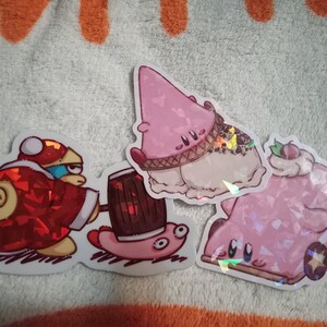 King Dedede Kirby Clobber Holographic Keychain - Etsy