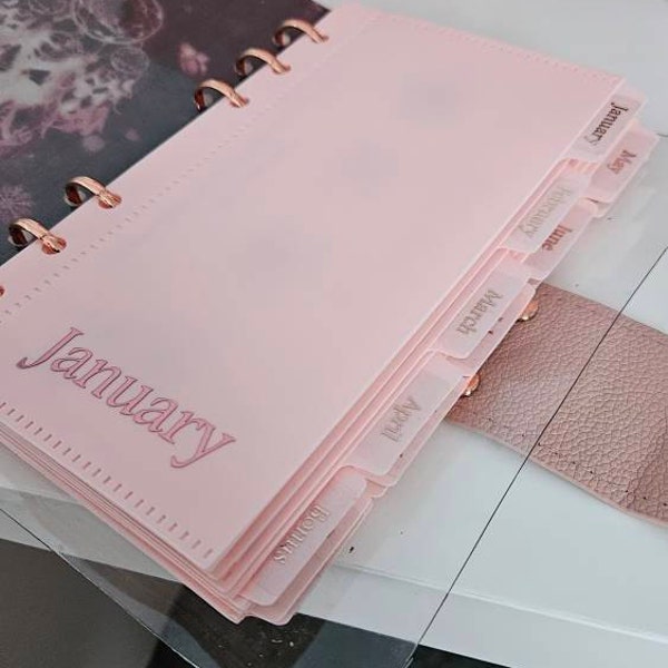 A6 White Divider Envelopes, Minimalist Tabbed Cash Wallets, Set of 5 ...