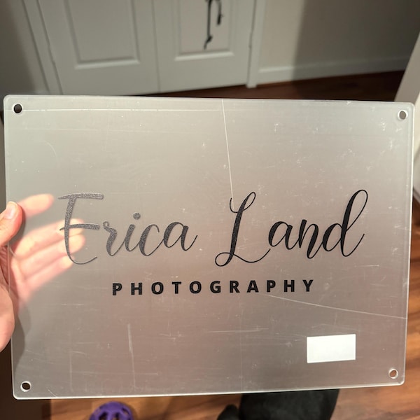 Arched QR Code Social Media Sign 6x7.75 Scannable Table Desk Signage ...