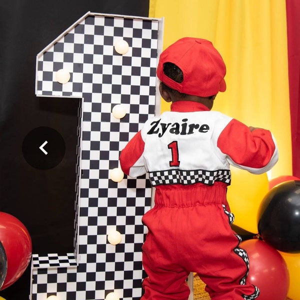 Fast One Birthday Suit - Race Car Birthday Toddler Costume - Kids ...